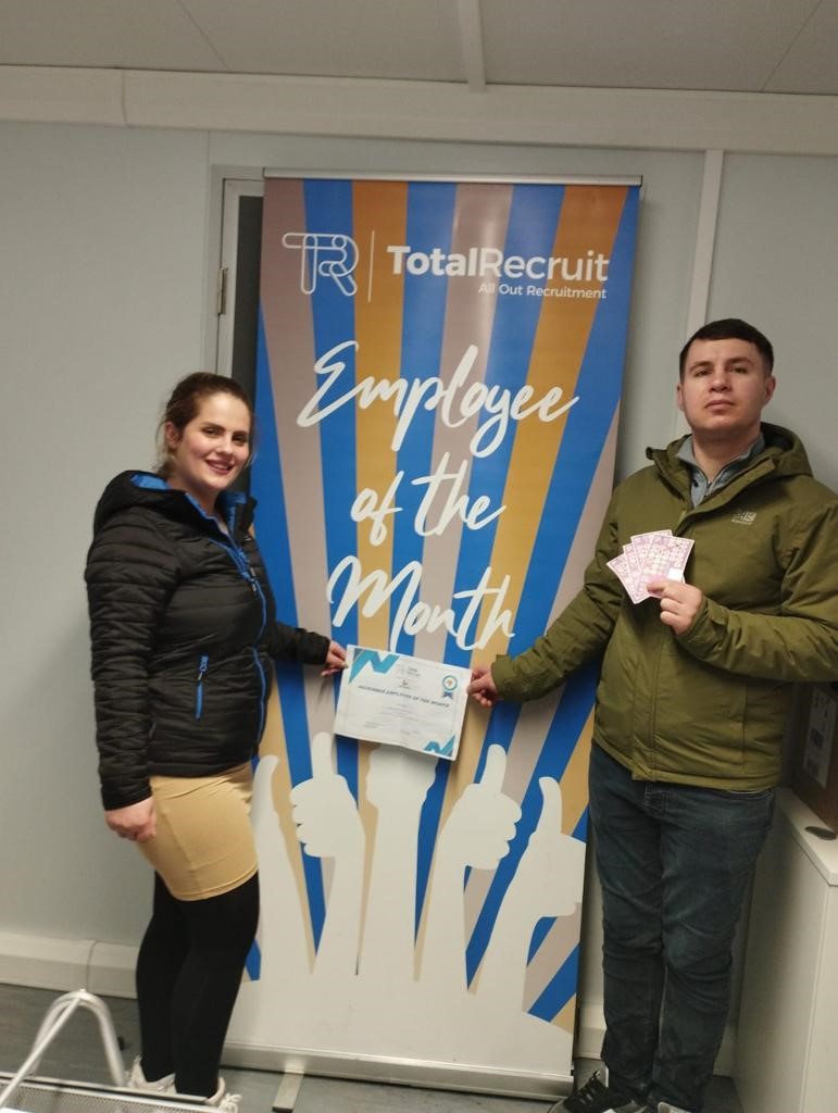 Employee of the Month Dec 2022 – Total Recruit